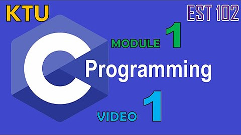 C Programming Module 1 - YouTube