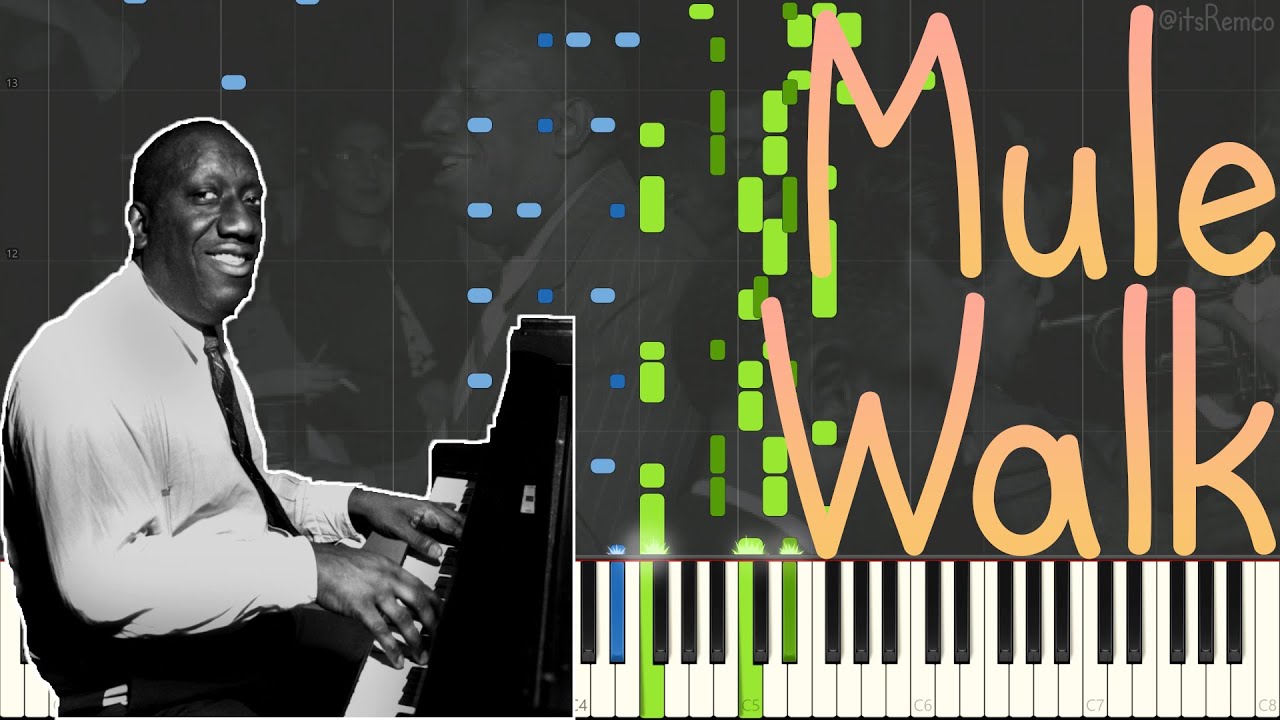 James P. Johnson - Mule Walk 1939 (Fast Stride Piano Synthesia) - YouTube