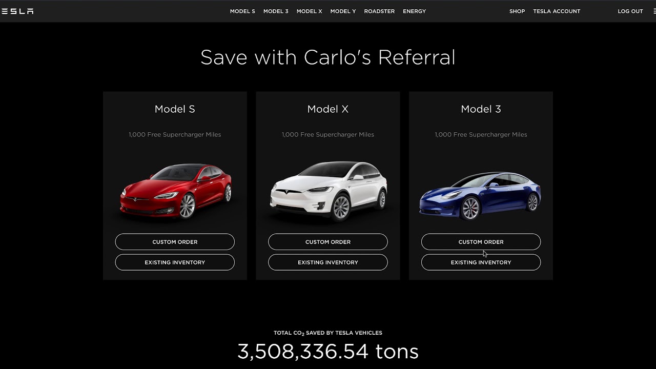 Apply Tesla Referral Code, After Already Ordering - YouTube