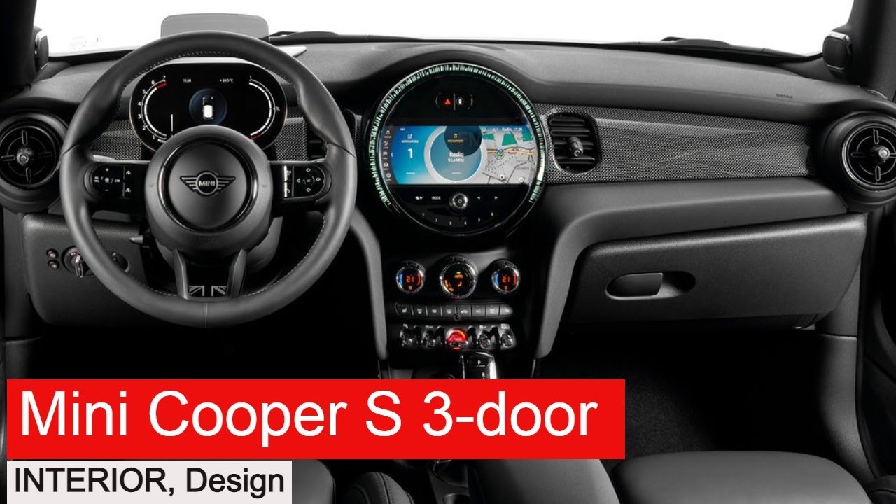 2022 Mini Cooper S 3 door INTERIOR - YouTube