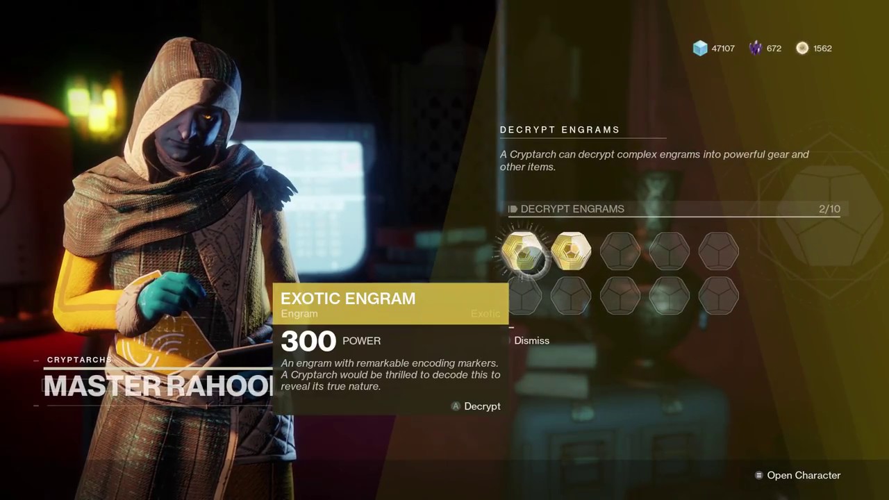Destiny 2 - Exotic Engrams (Know your odds) - YouTube