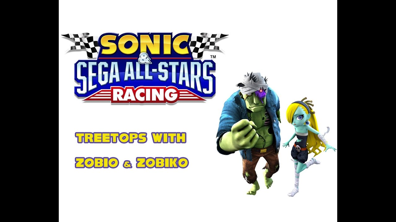 Sonic & Sega All-Stars Racing - Treetops with Zobio and Zobiko (Expert ...