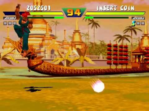 Street Fighter EX Arcade-Akuma VS True Akuma[HQ] - YouTube