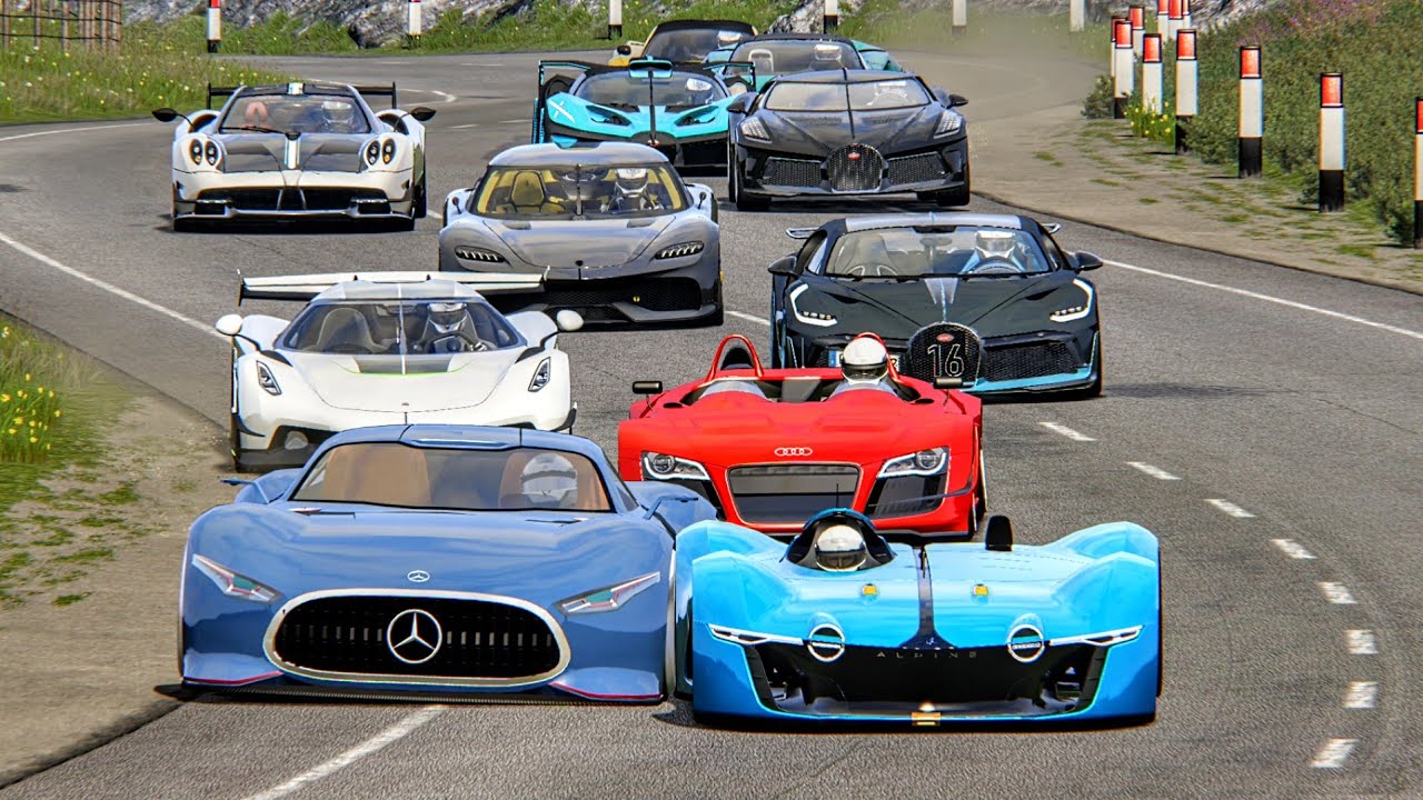 Bugatti Bolide vs Supercars - YouTube