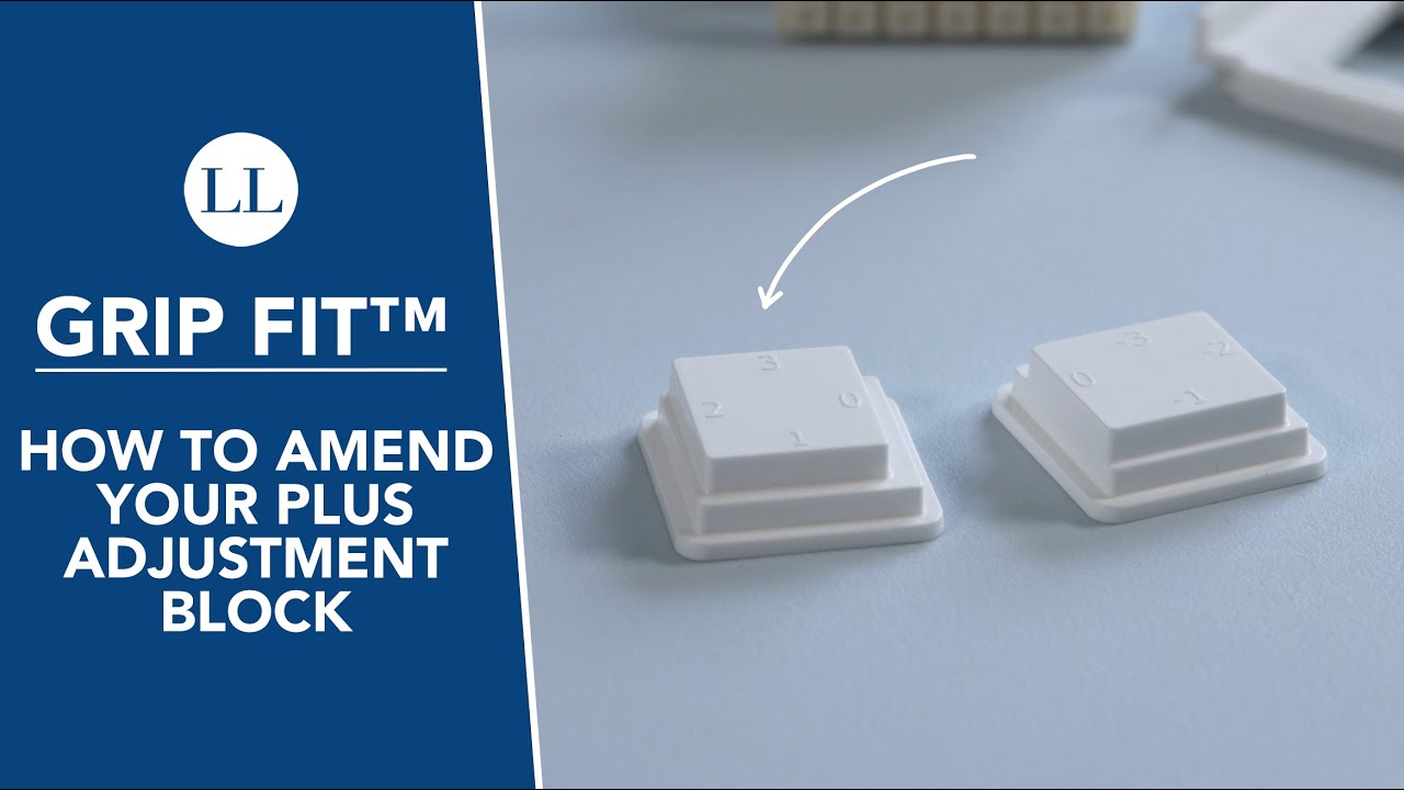 How to Amend Your Plus Adjustment Block | Grip Fit™ Blind - YouTube
