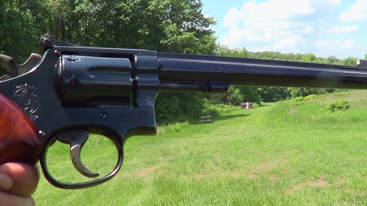 Smith & Wesson Model 17 At 100 Yards - YouTube