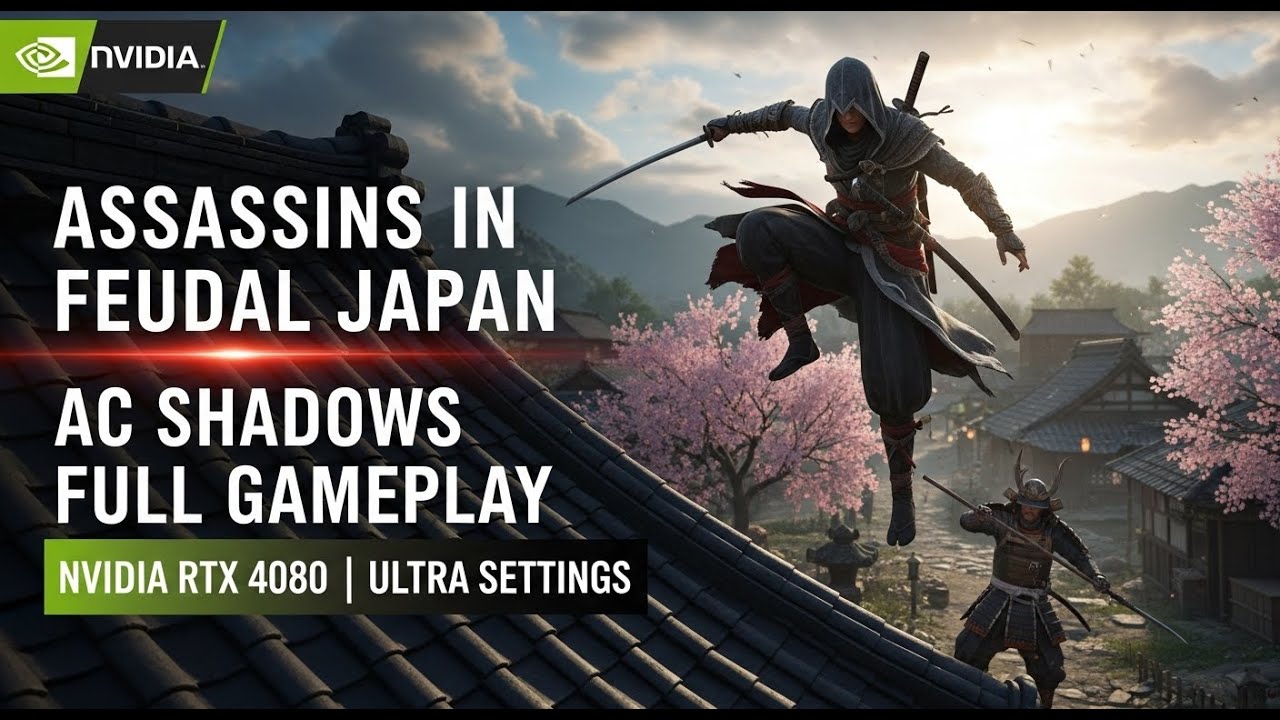 Assassins in Feudal Japan | AC Shadows Full Gameplay | Nvidia RTX 4080 ...