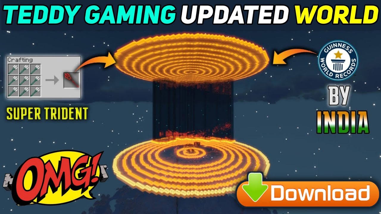 How To Download Teddy Gaming World With Triedent Farm | Minecraft (pe ...