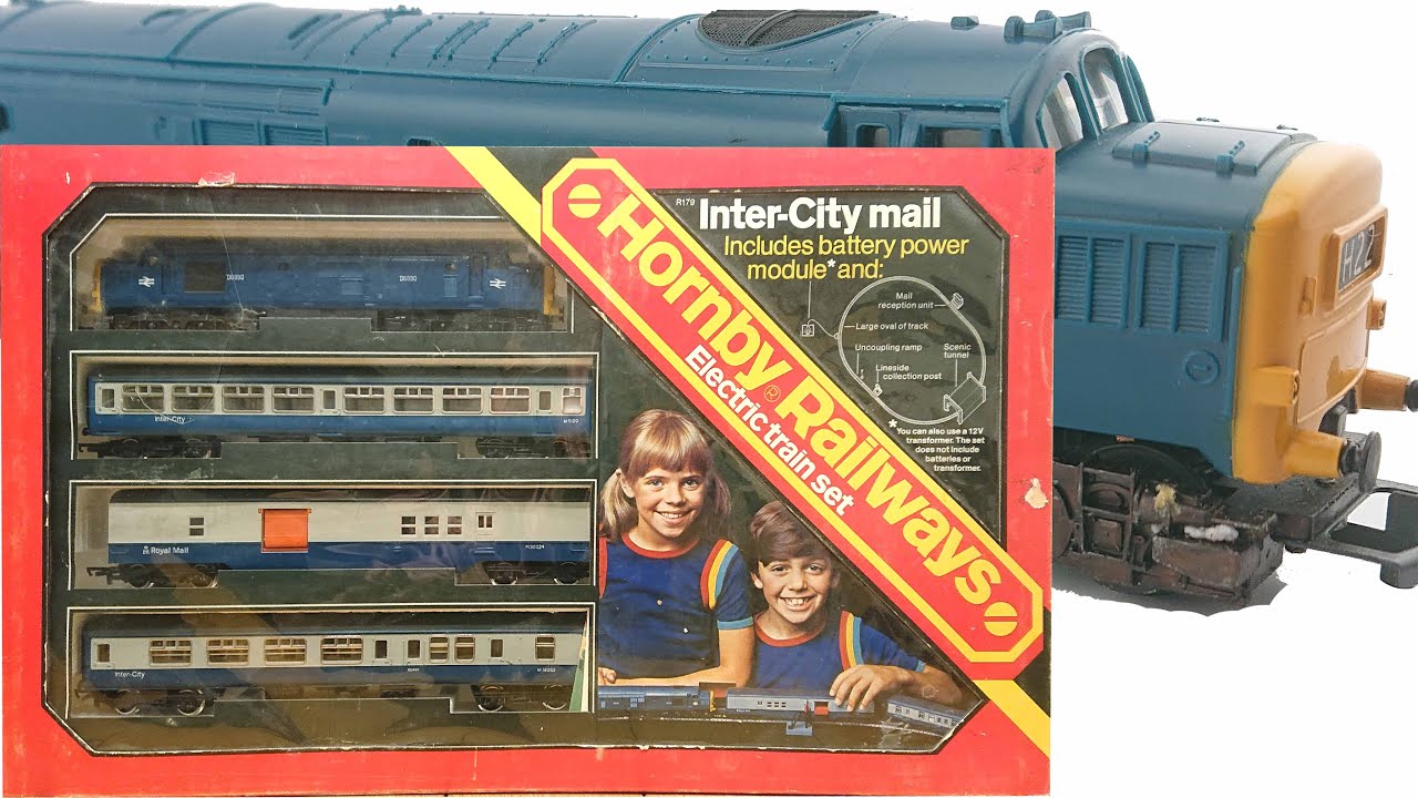 1976 Hornby Railways R179 Inter-City Mail Train Set unboxing, & running ...