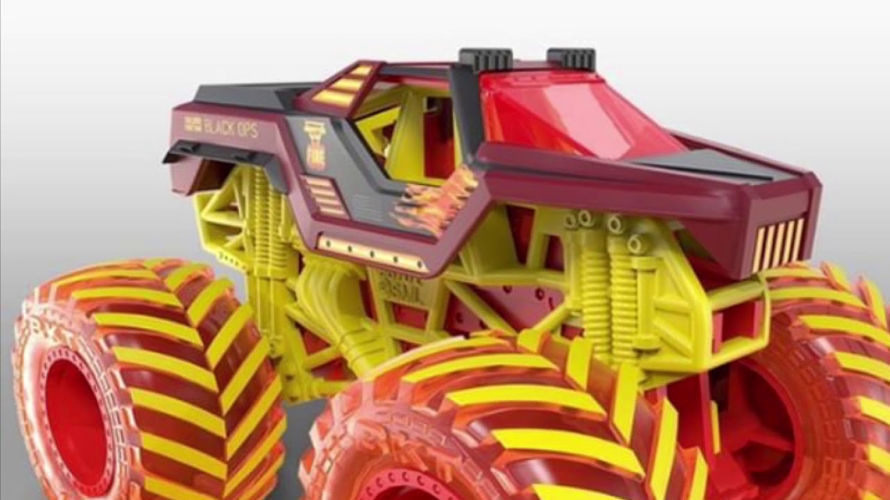 New Monster Jam Fire & Ice Trucks! (Mix 2 And Mix 3) - YouTube