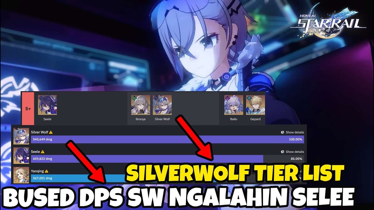 DPS Silver Wolf Ngalahin SEELE !!! Tier List Silver Wolf Honkai Star ...