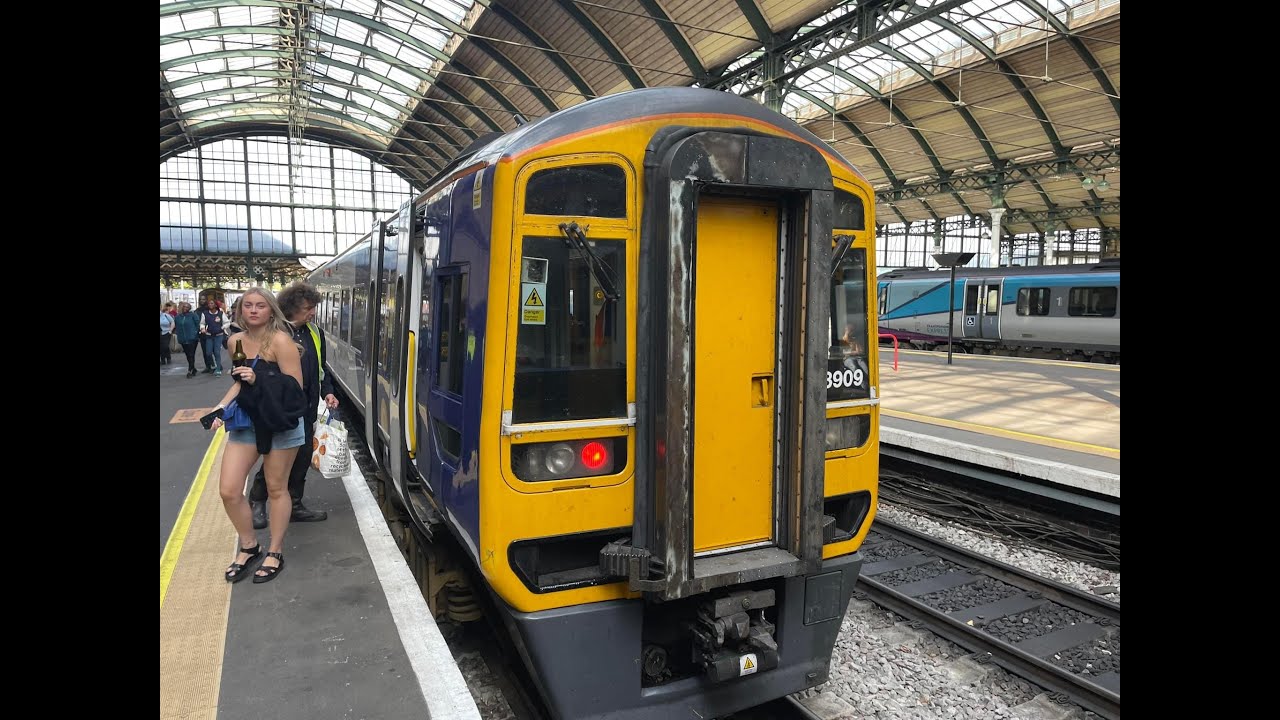 Northern 158 Trains - Doncaster to Hull Rail Ride - YouTube