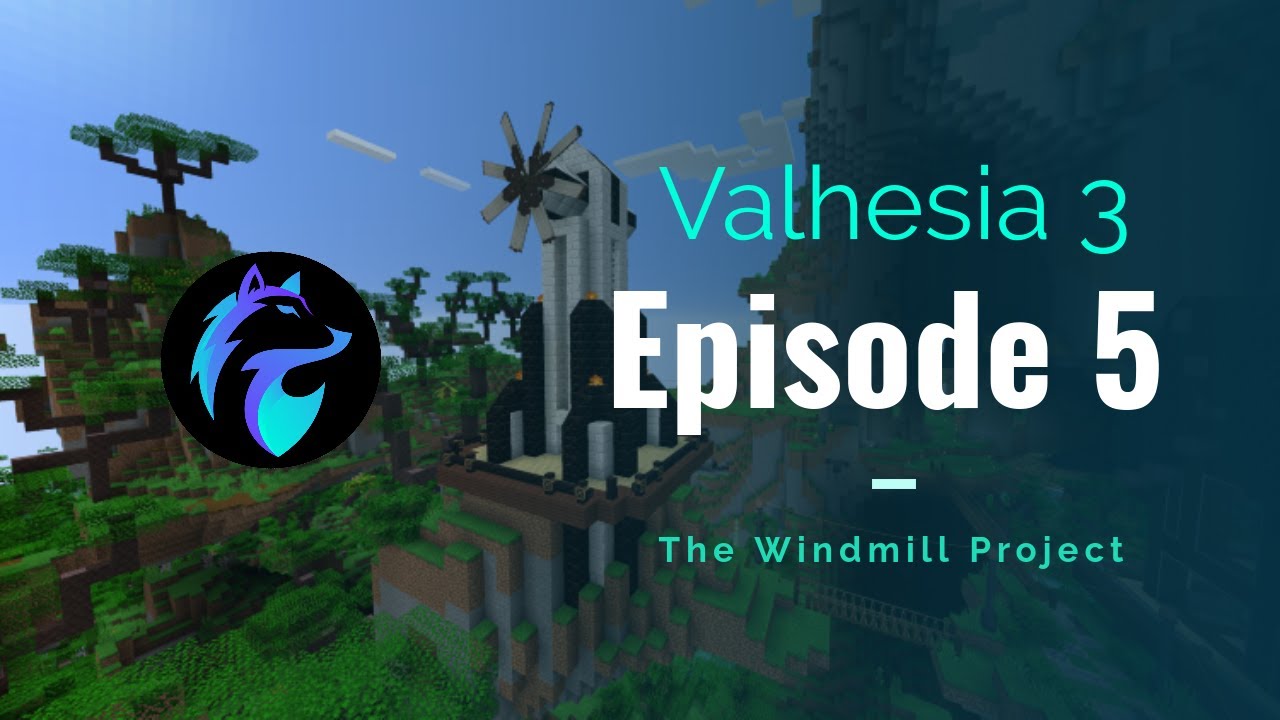 Minecraft - Valhesia 3 - Episode 5: The Windmill Project - YouTube