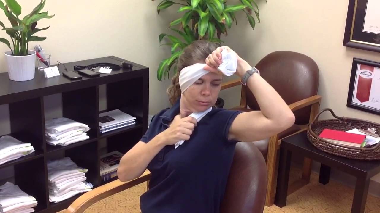 Neck rotation self mobilization | Pursuit Physical Therapy - YouTube