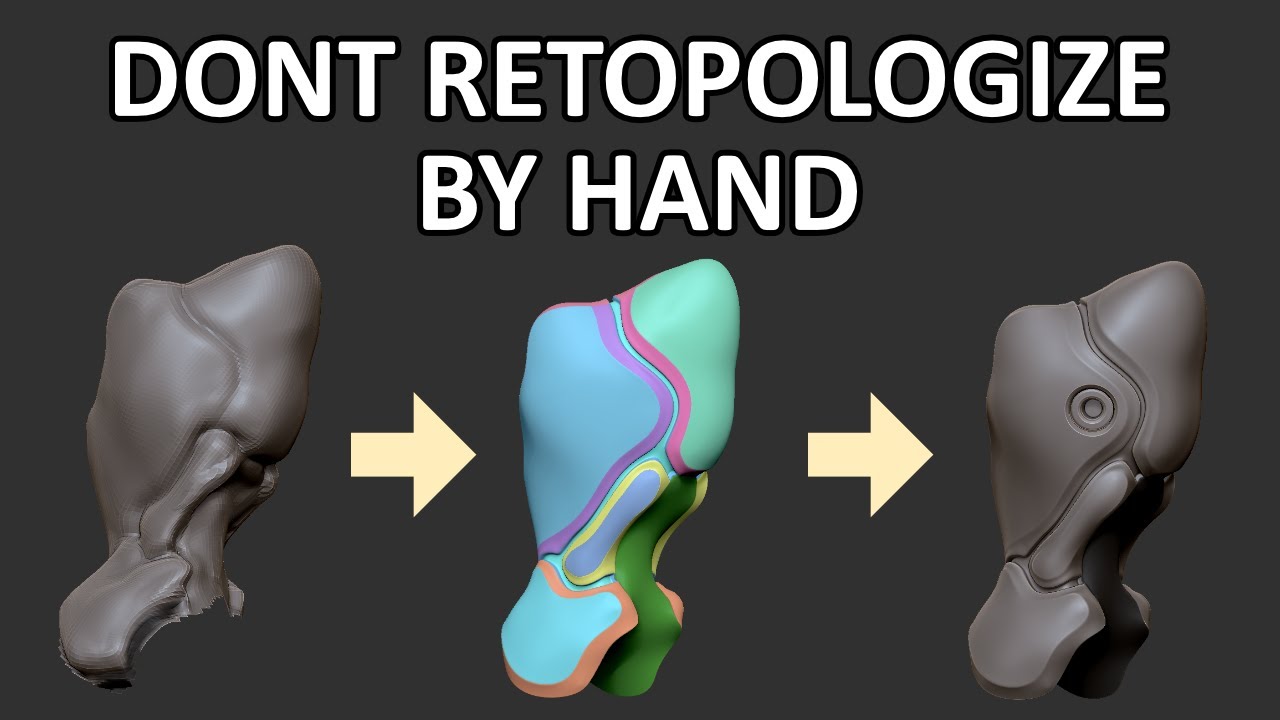 Don't Retopologize by hand! - YouTube