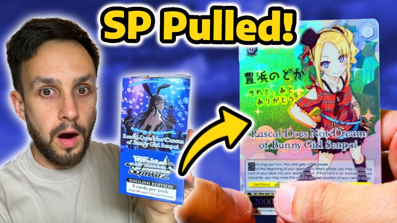 Life is short (so I spend it opening anime cards) - YouTube