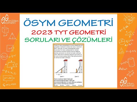 2023 YKS TYT  GEOMETRİ SORU VE ÇÖZÜMLERİ