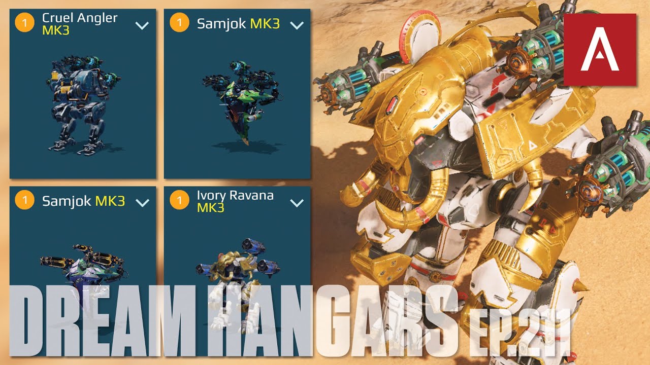 🔴 War Robots: Only Phase Shift Robots – Dream Hangars Episode 211 WR ...