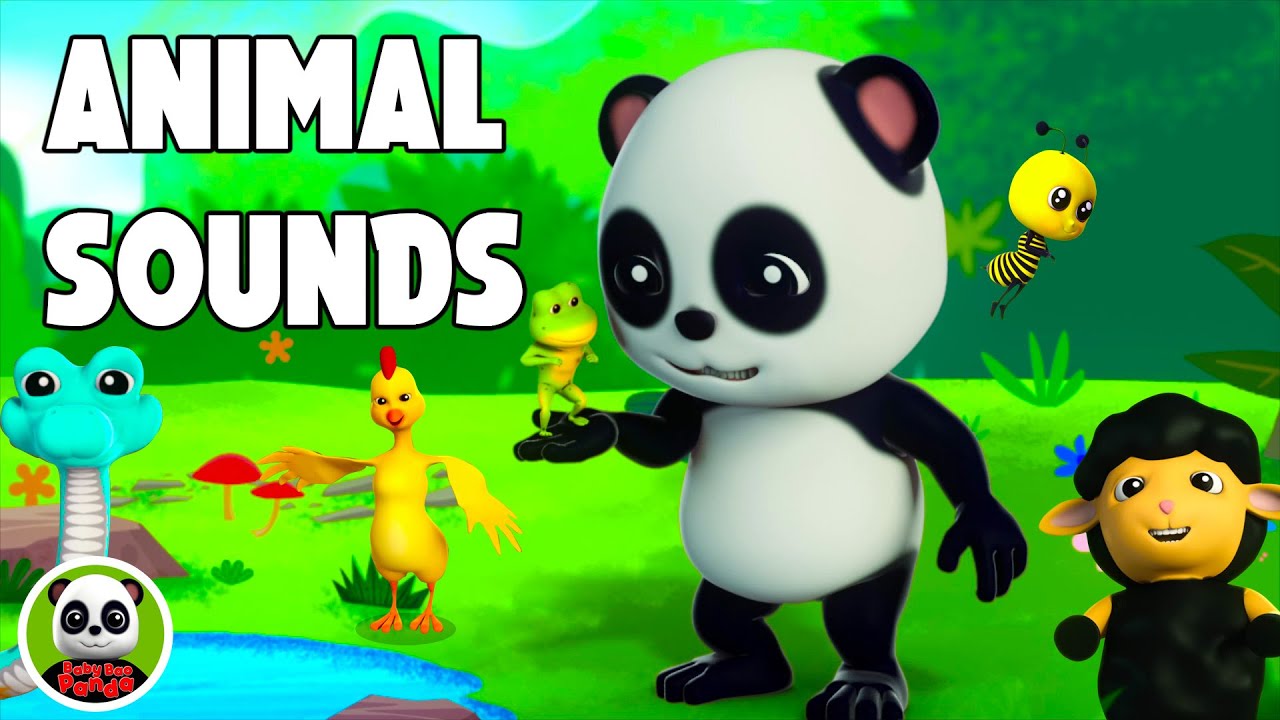 Animal Sounds Song For Preschool Babies By Baby Bao Panda - YouTube
