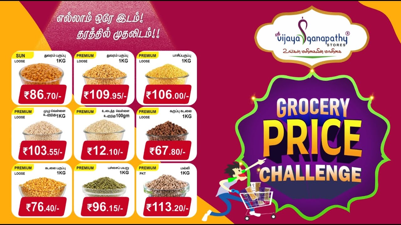 Grocery Price Challenge..!! - YouTube