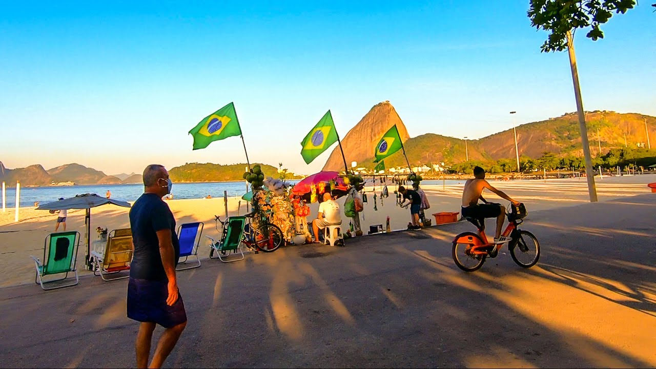 Walking Rio de Janeiro - Aterro do Flamengo Park - Let's Walk! - YouTube