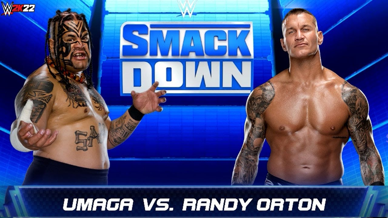 FULL MATCH : Randy orton vs Umaga | WWE SMACKDOWN 2022 | WWE October 21 ...