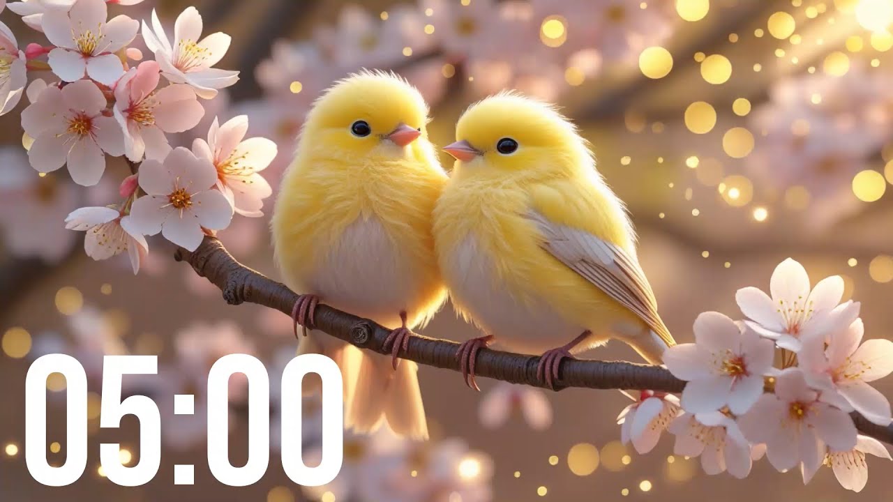 5 Minute Visual Countdown Nature and Birds - YouTube