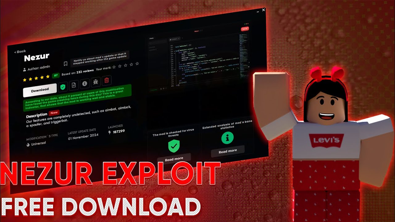 Nezur Executor | Roblox Nezur Executor | Byfron Bypass 99% | Nezur ...