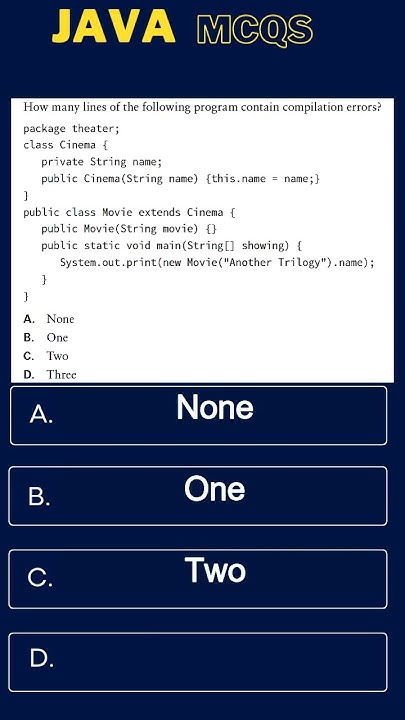 Java MCQs Java MCQs 1 - YouTube