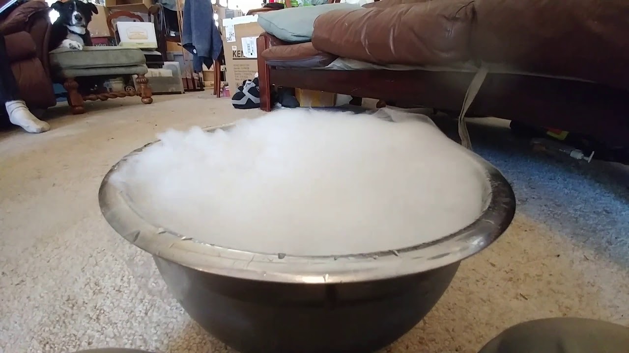 Dry Ice brick from Omaha Steaks Company. - YouTube