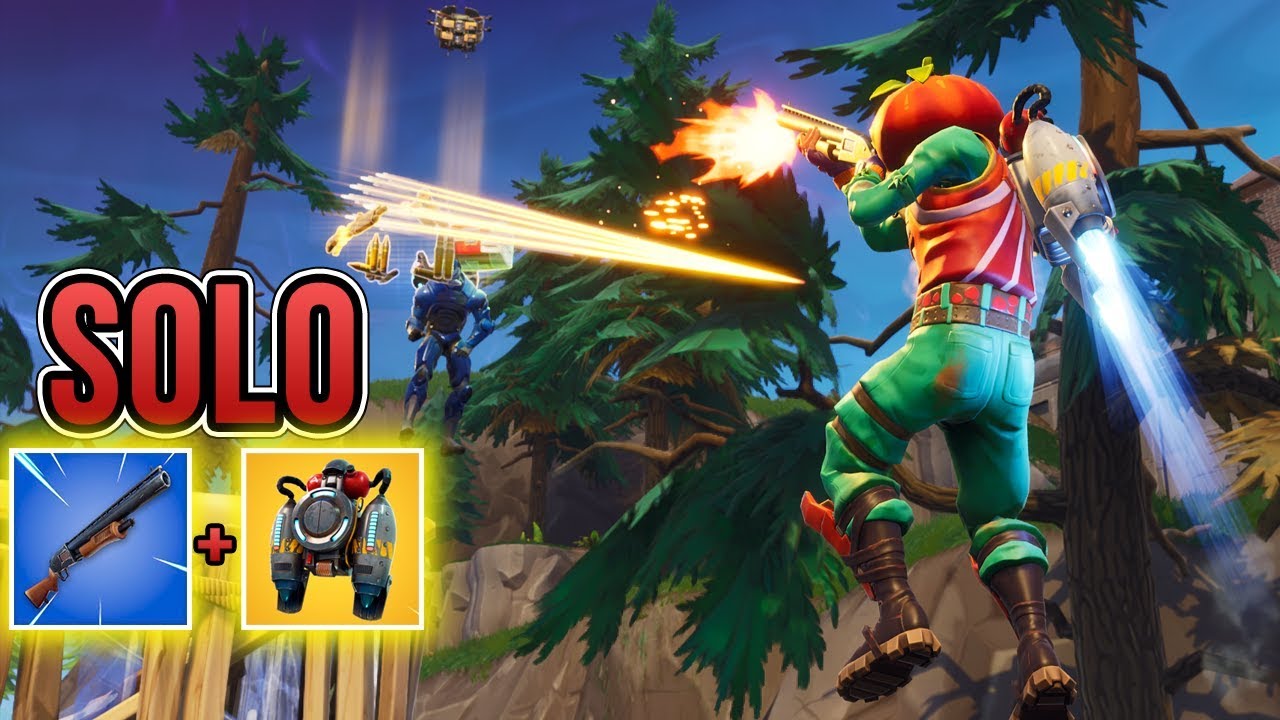NUEVO MODO COMBATE CERCANO - Solo Escopeta y Jetpack [Fortnite] - YouTube