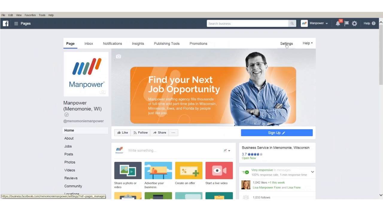 Managing Facebook Business Pages - YouTube