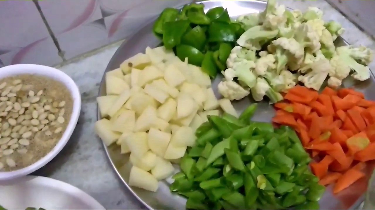Mix veg with paneer recipe healthy yummy tasty - YouTube