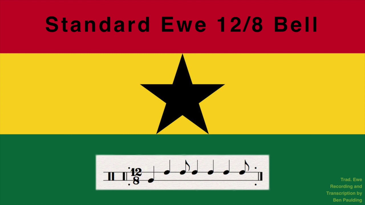 Standard Ewe 12/8 Bell (80 BPM) - YouTube