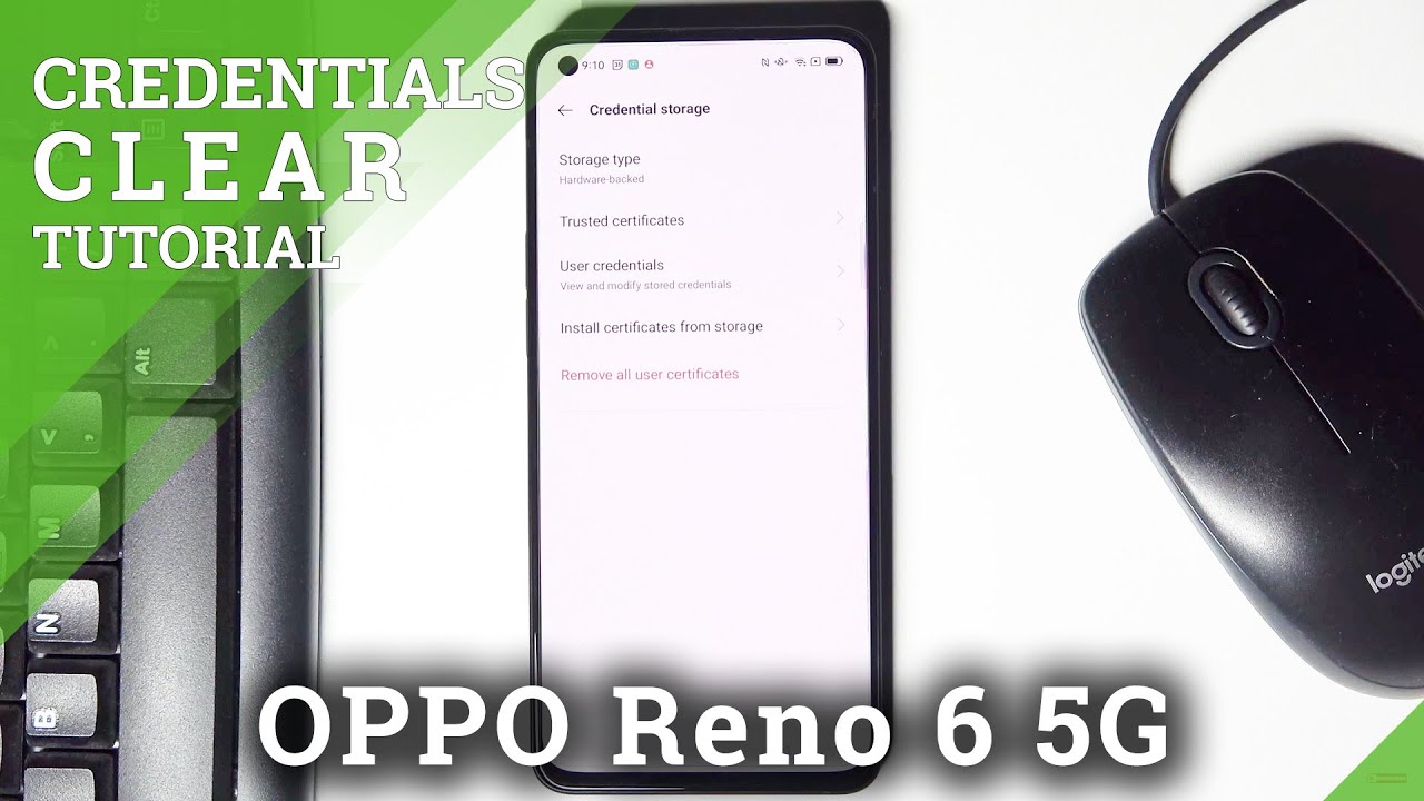 How to Remove All Use Certificates on OPPO Reno 6 5G - Delete User ...