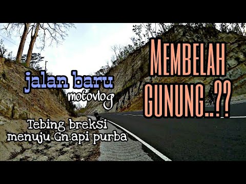 Jalan dari Tebing BREKSI menuju Gunung API PURBA dan Embung Nglanggeran ...