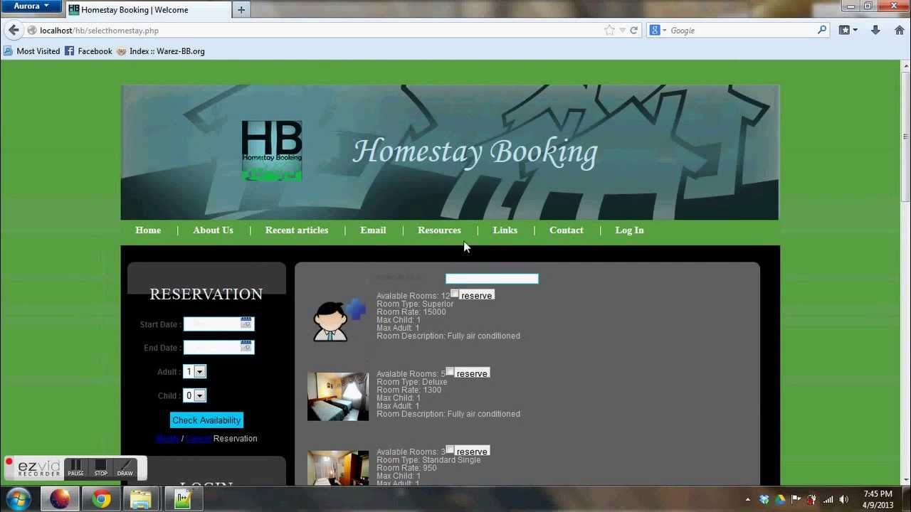 Homestay Booking System - YouTube