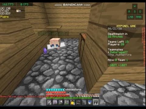 hidden hypixel uhc village backstab trap (block piston glitch) - YouTube