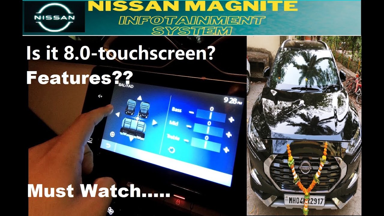 Nissan Magnite Infotainment System. How does 8.0-inch touchscreen ...