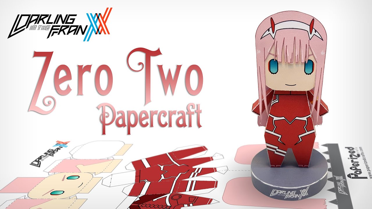 Darling in the Franxx: Zero Two Paperized - YouTube