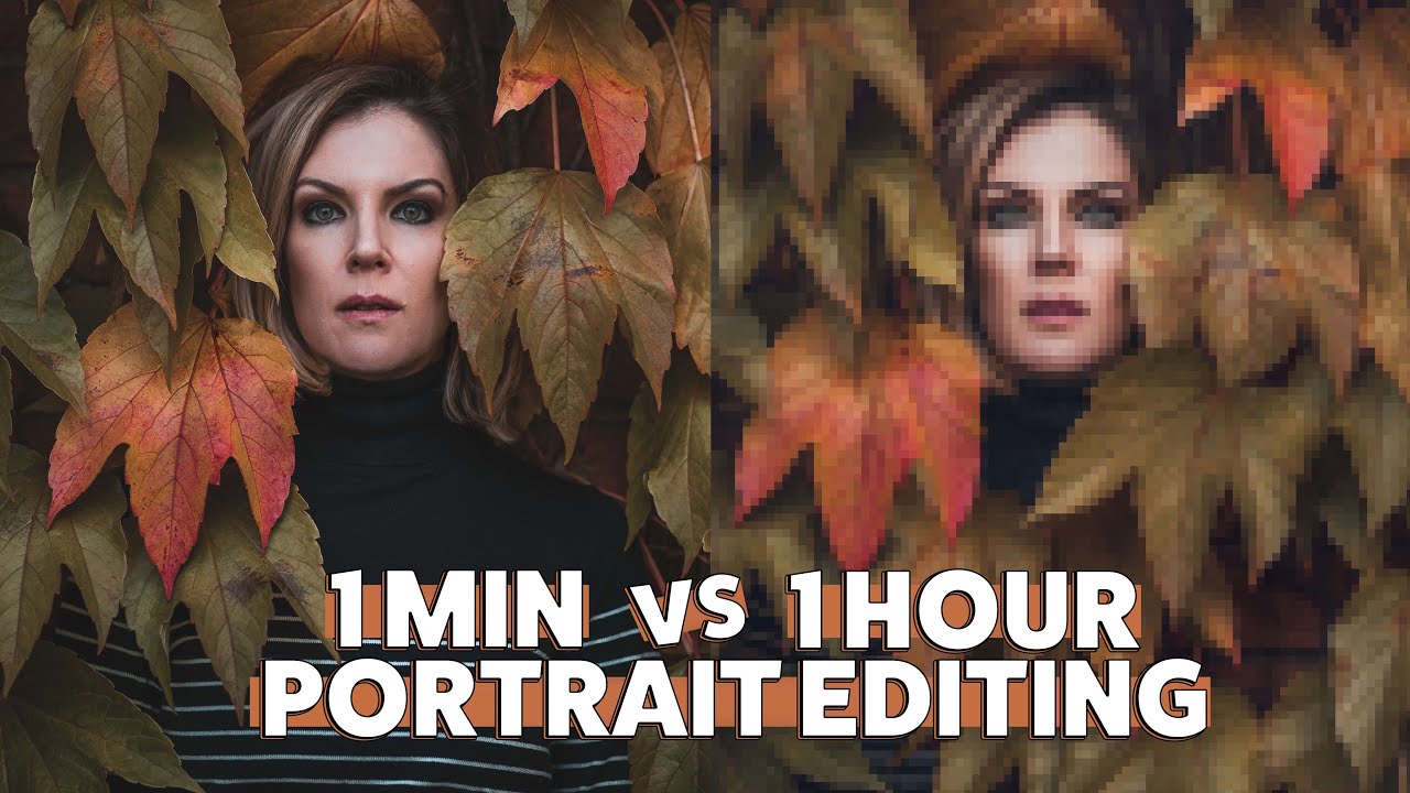 1 Minute vs 1 Hour Portrait Photo Editing - Step by Step - YouTube