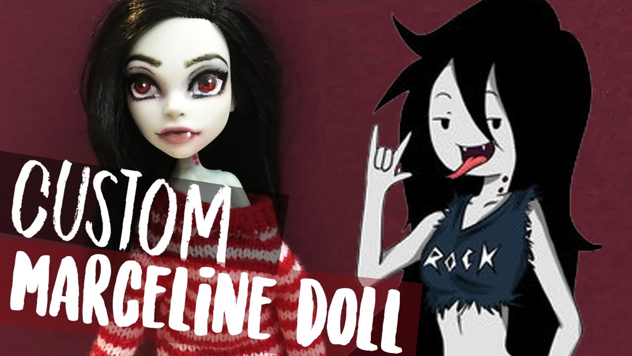 DIY Custom Marceline Doll from Adventure Time ★ Scarah Screams Monster ...