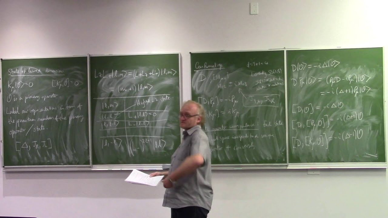 Conformal bootstrap techniques (lecture 2 of 3) by Robert de Mello Koch ...