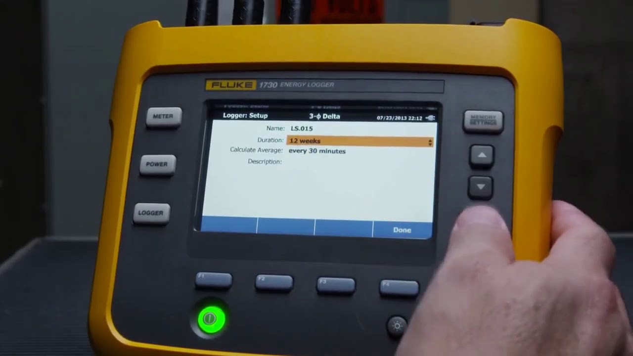 Fluke 1730 Energy Logger - Load Study - YouTube