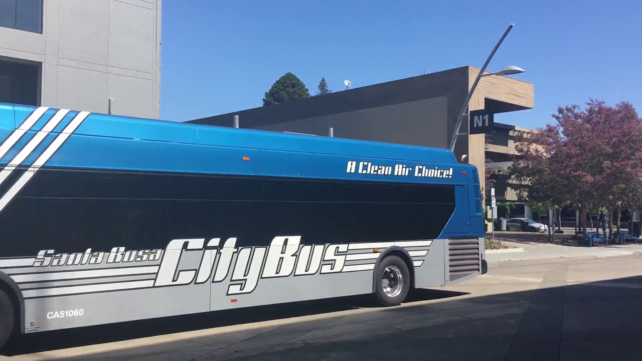 Busfanning at the Downtown Santa Rosa Plaza Transit Mall - Episode 2 ...