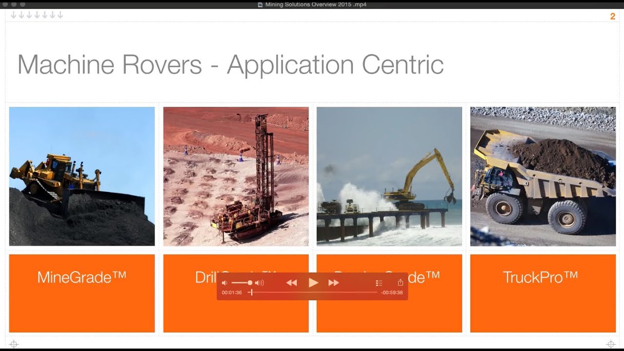 Mining Solutions Overview 2015 - Carlson Machine Control - YouTube