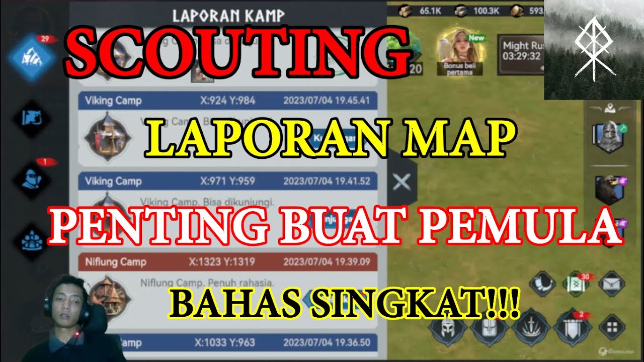 SCOUTING AND MAP VIKING RISE!!! #ginKc - YouTube