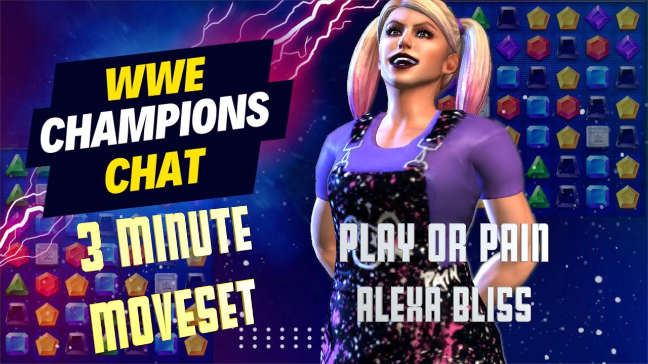 Alexa Bliss Play or Pain | 5 Minute Movesets | WWE Champions - YouTube