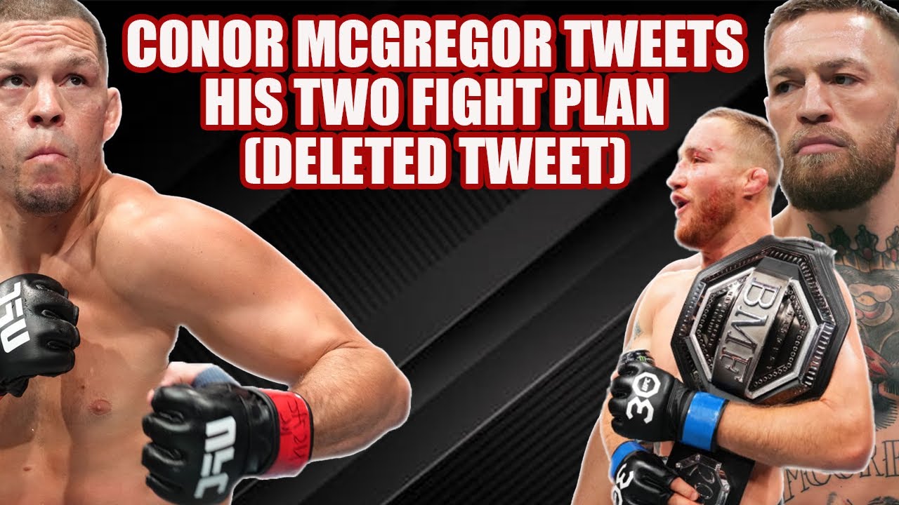 Conor McGregor releases master two fight plan! (EXCITING) - YouTube