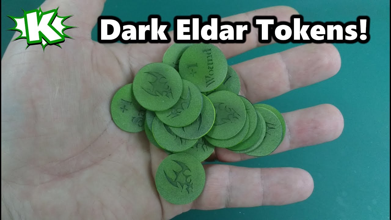 Custom Dark Eldar (Drukhari) Tokens - YouTube